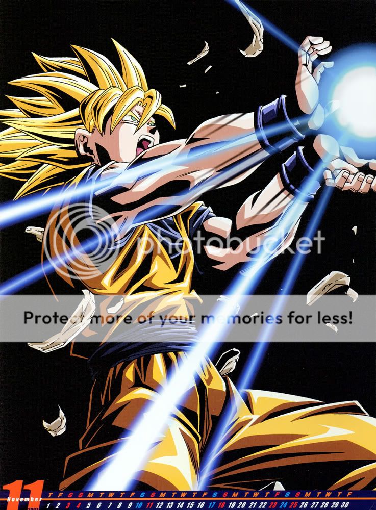 DBZ calendar • Kanzenshuu