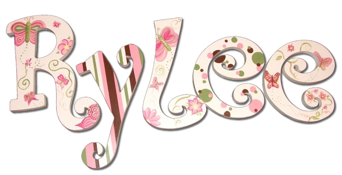 Custom Painted Wood Wooden Name Nursery Wall Letters | eBay