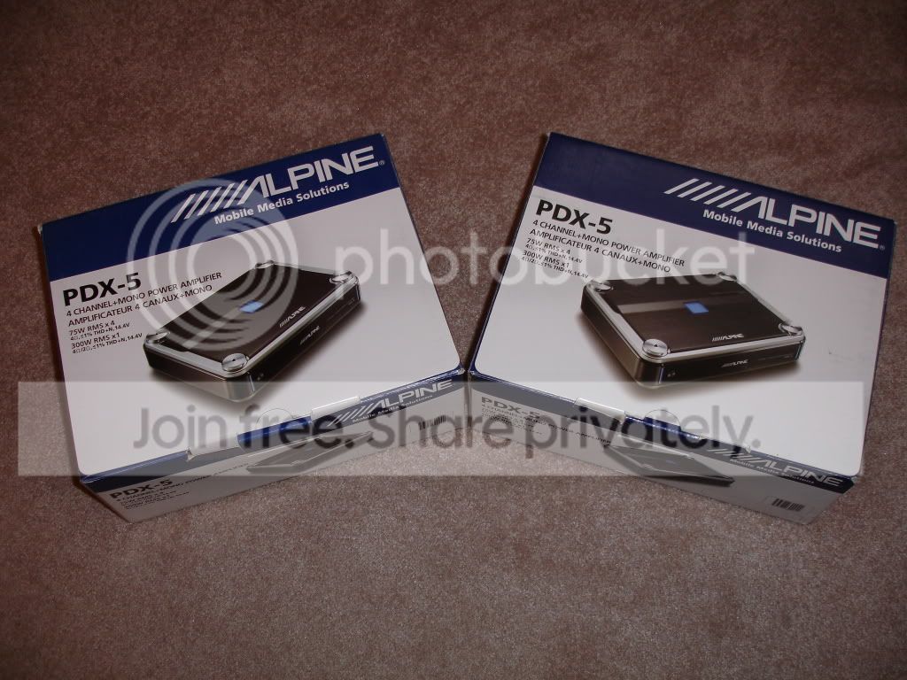 FS: Apline PDX-5 new in box 600 watts total | Nissan Frontier Forum