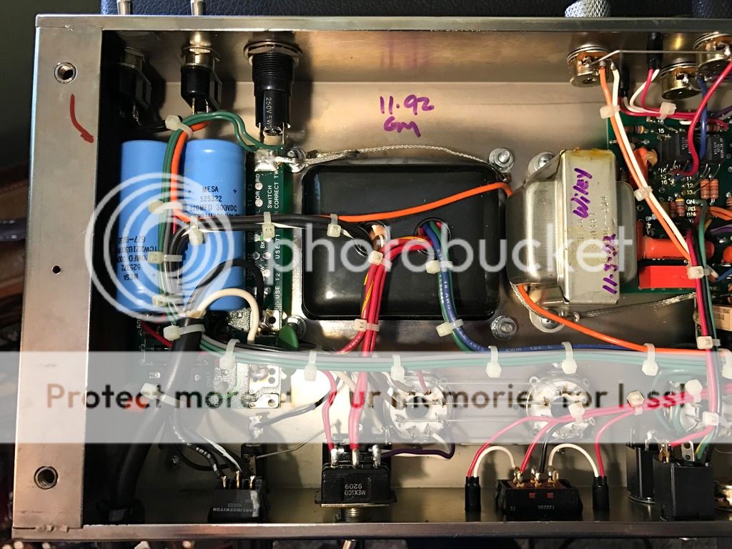 Sold - *******1992 rev.F black faced / chrome chassis MESA DUAL ...